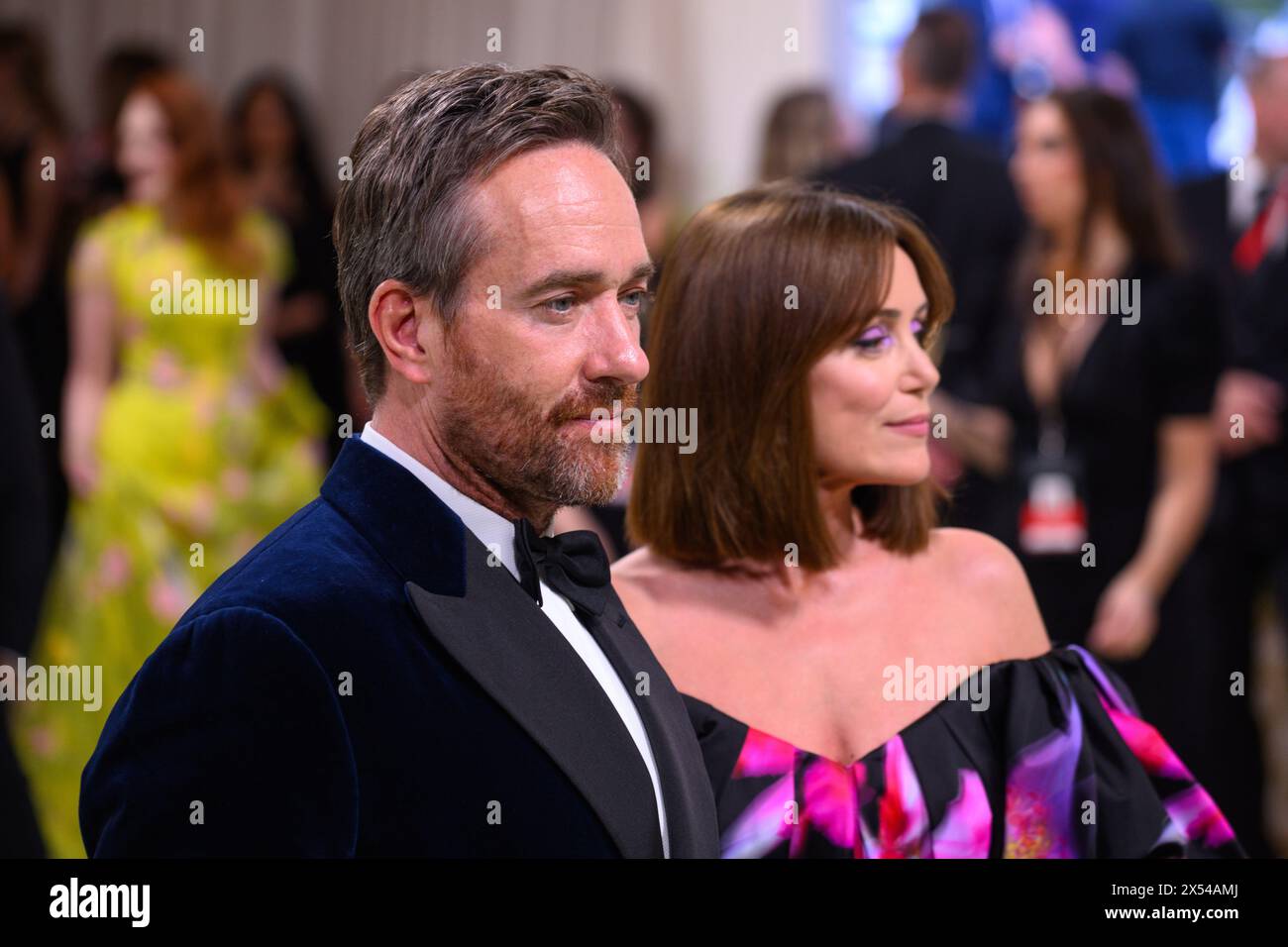 New York, USA. 6 May 2024. Matthew Macfadyen and Keeley Hawes attending ...