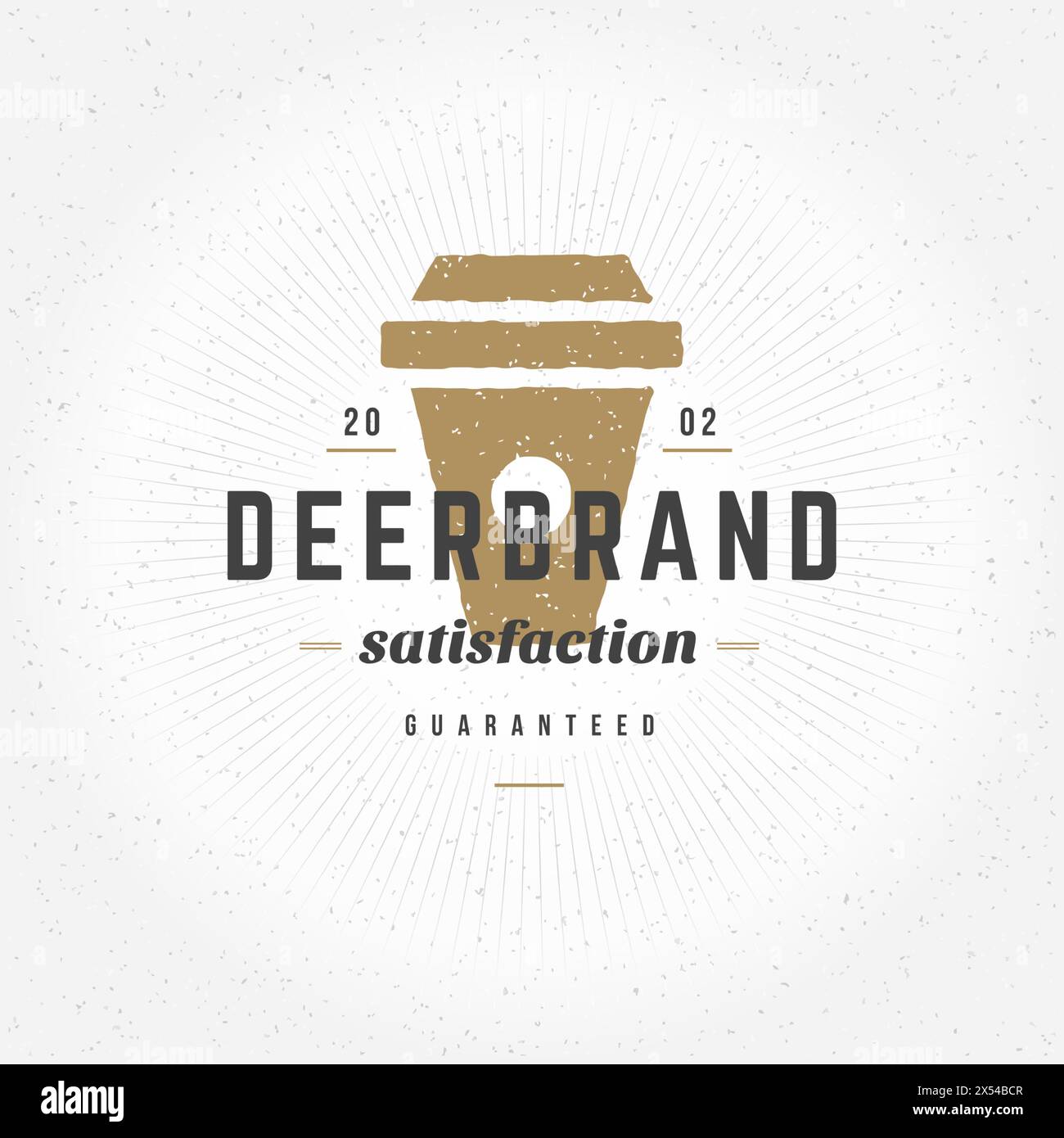 Hand drawn Coffee Cup Logo Vintage Style for Logotype, Label, Badge and ...
