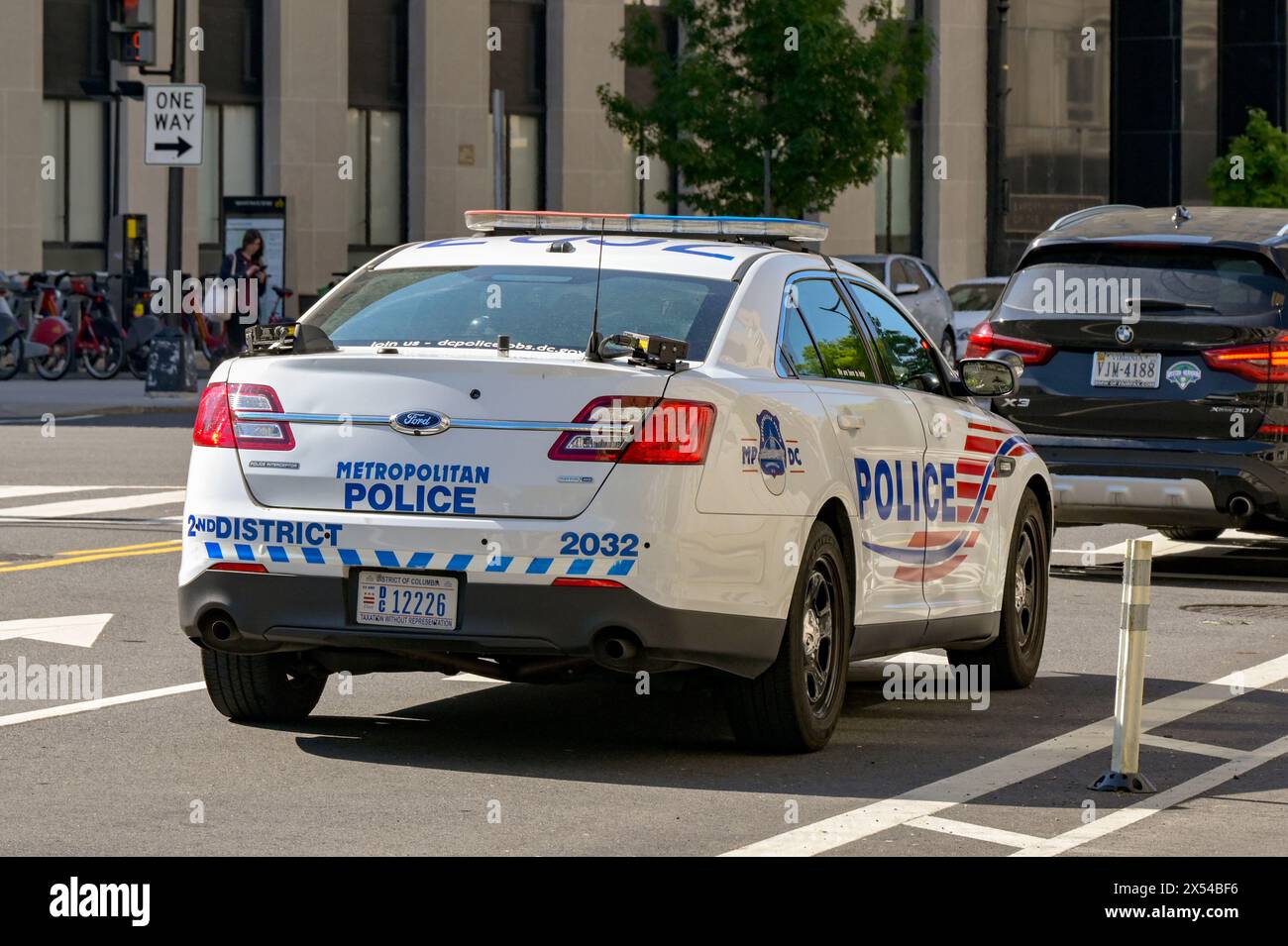 Washington DC, USA - 1 May 2024: Police patrol car used by the ...