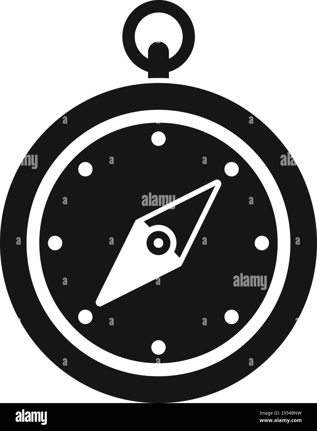 Global Compass Direction Icon Simple Vector Path Road Find Near Pointer Stock Vector Image