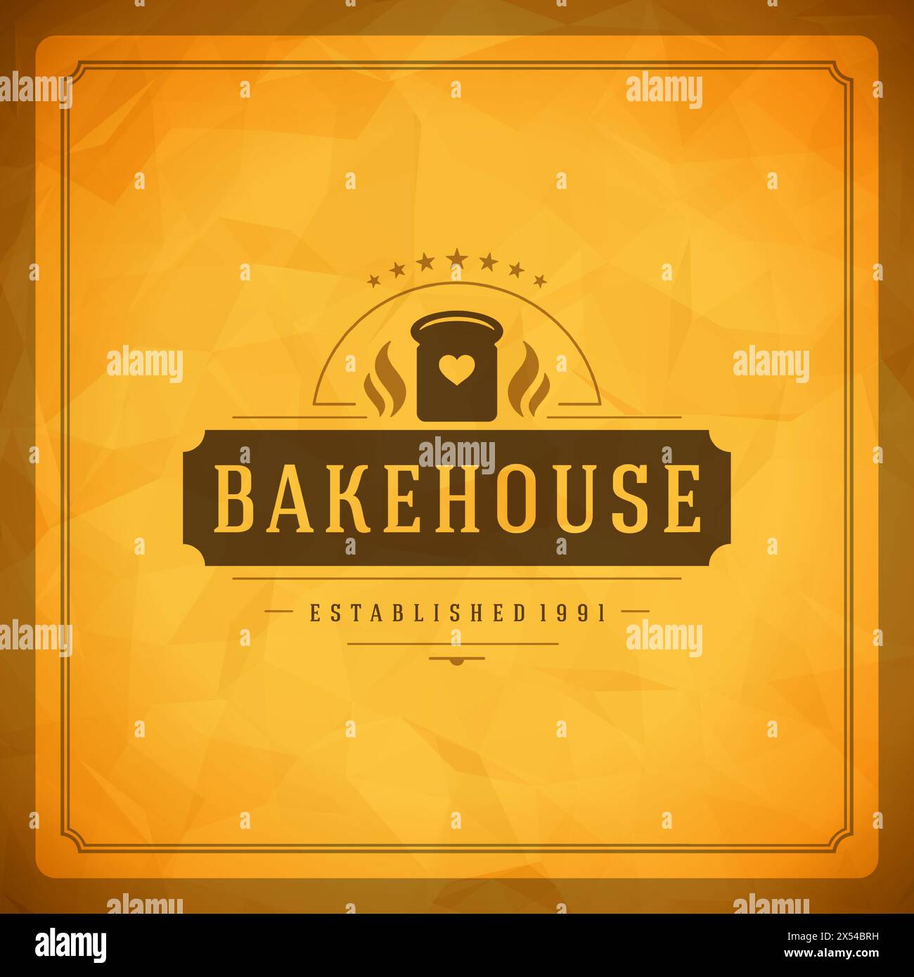 Bakery Shop Logo Design Element in Vintage Style for Logotype, Label ...