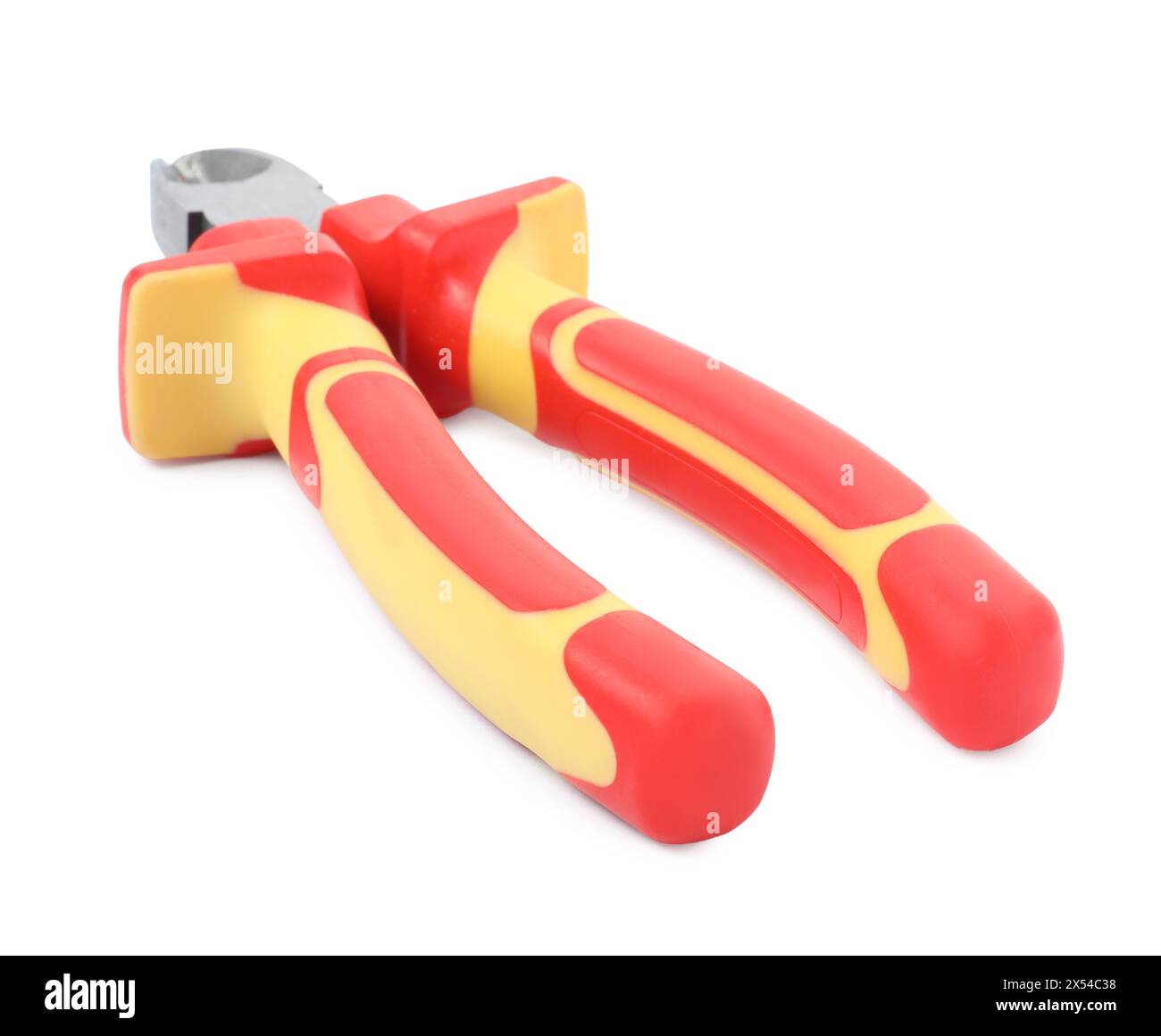 New side cutting pliers isolated on white Stock Photo - Alamy