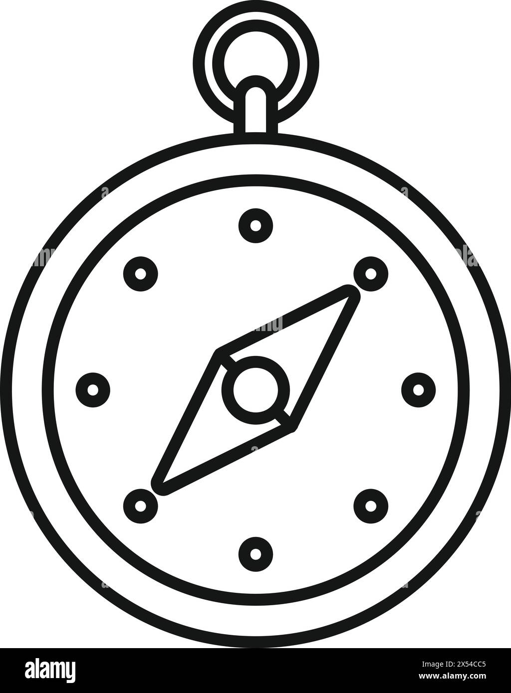 Store compass icon outline Stock Vector Images - Alamy