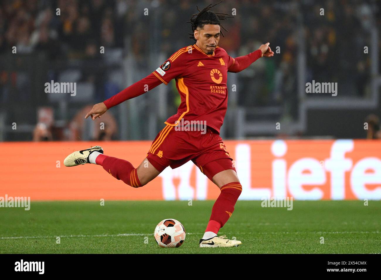 Chris Smalling of AS Roma in action during the Europa League football ...