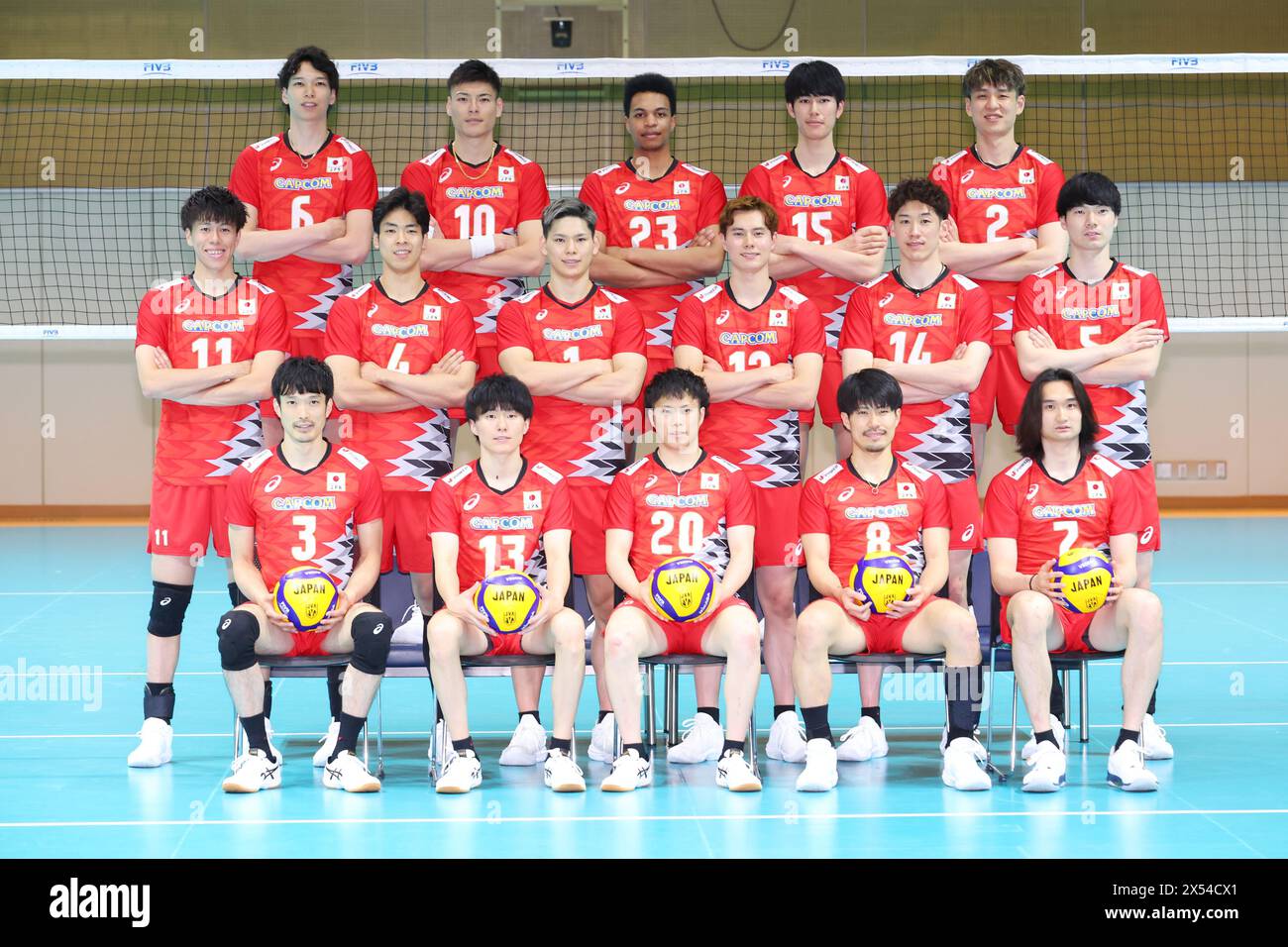 Japan team group, MAY 7, 2024 - Volleyball : Japan Volleyball national team training session in ...