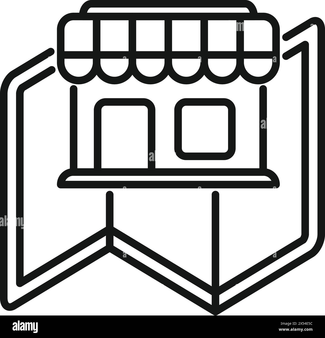 Store locator map icon outline vector. Road service. Street location ...