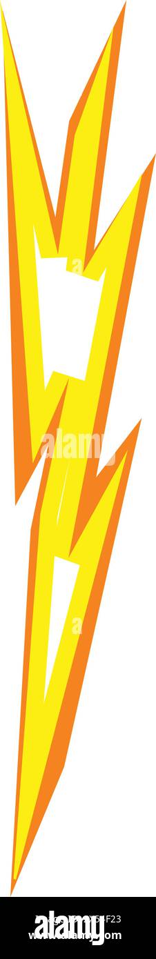 Sign thunder bolt icon cartoon vector. Speed flash. Faster modern glow ...