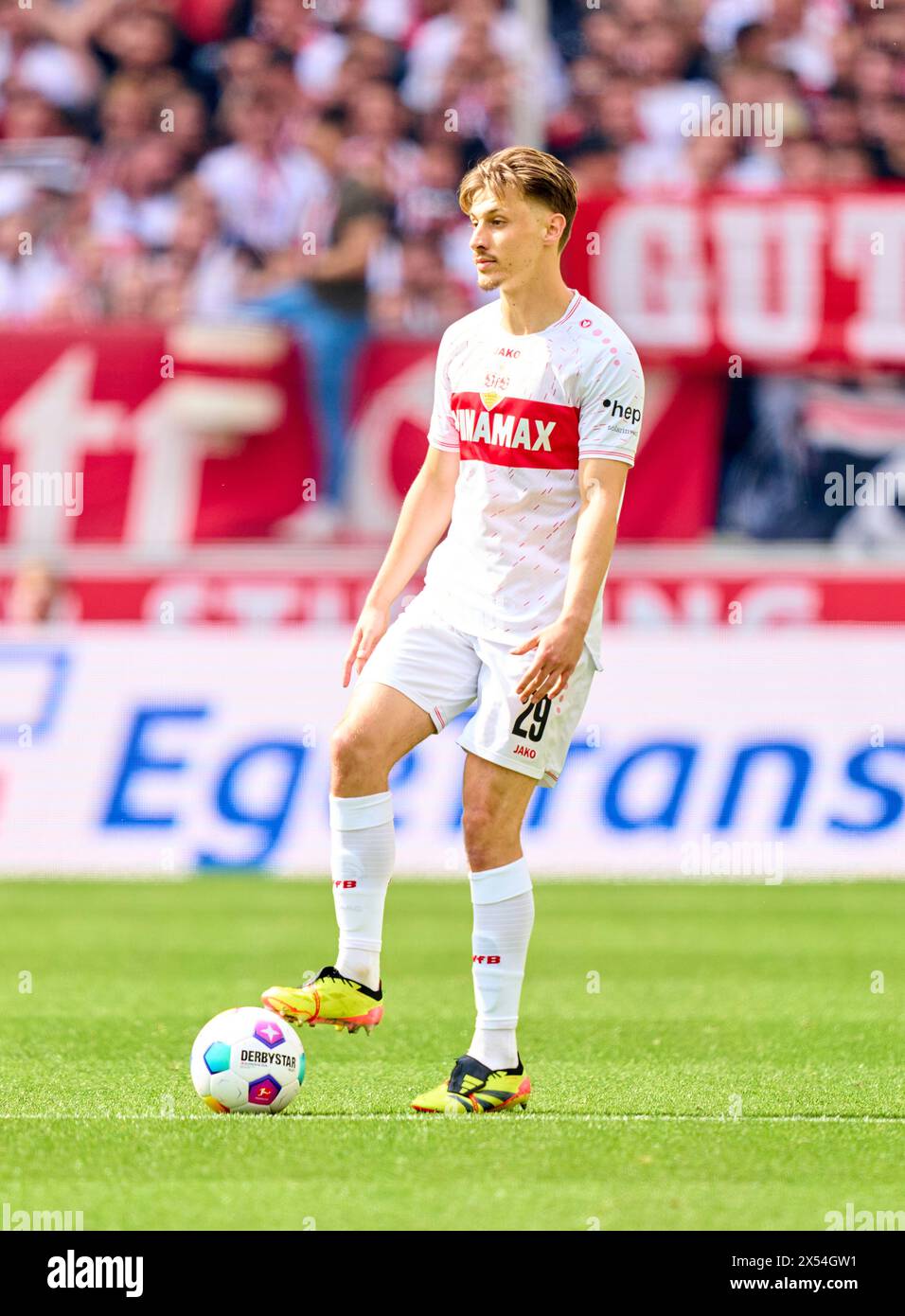 Stuttgart, Germany. 04th May, 2024. Anthony Rouault, VFB 29 in the ...