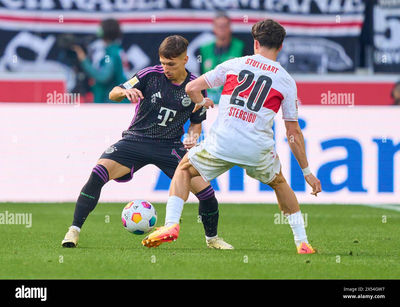 Stuttgart, Germany. 04th May, 2024. Bryan Zaragoza (FCB 17) compete for ...