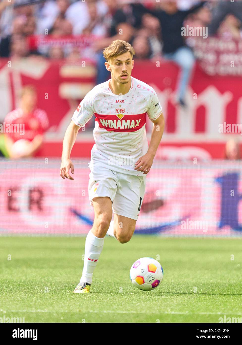 Stuttgart, Germany. 04th May, 2024. Anthony Rouault, VFB 29 in the ...