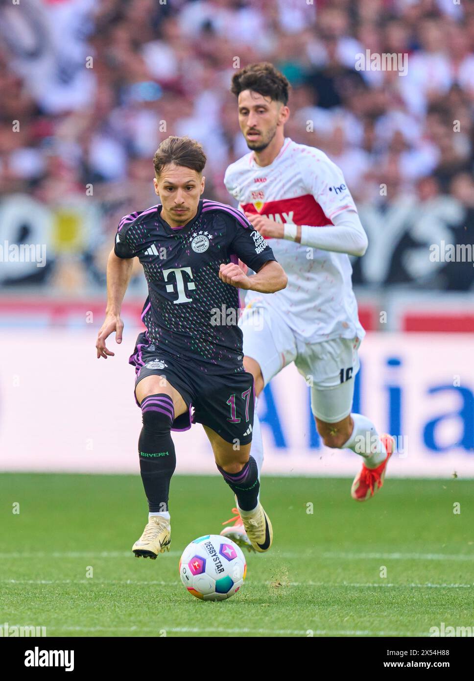 Stuttgart, Germany. 04th May, 2024. Bryan Zaragoza (FCB 17) compete for ...