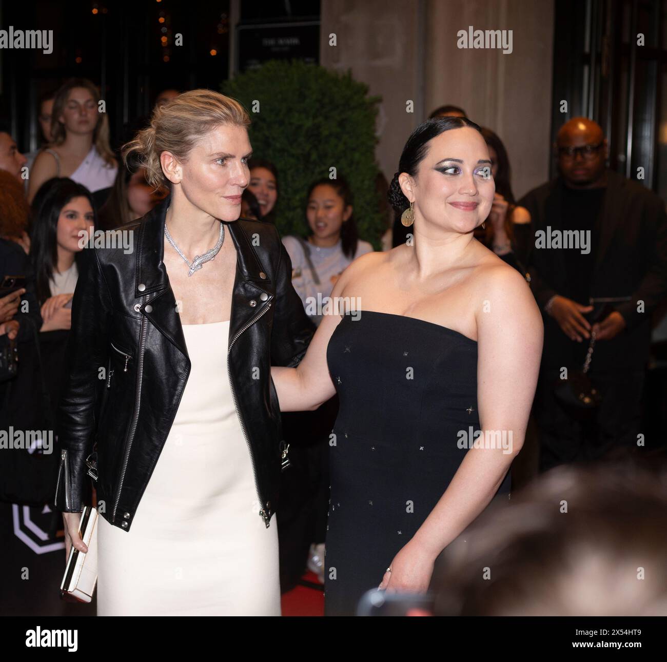 New York, USA. 6th May, 2024. Gabriela Hearst and Lily Gladstone step ...