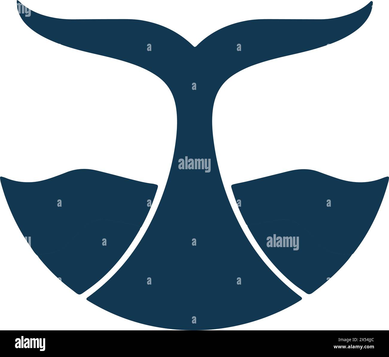 Minimalist Whale Tail Vector Design Stock Vector Image & Art - Alamy