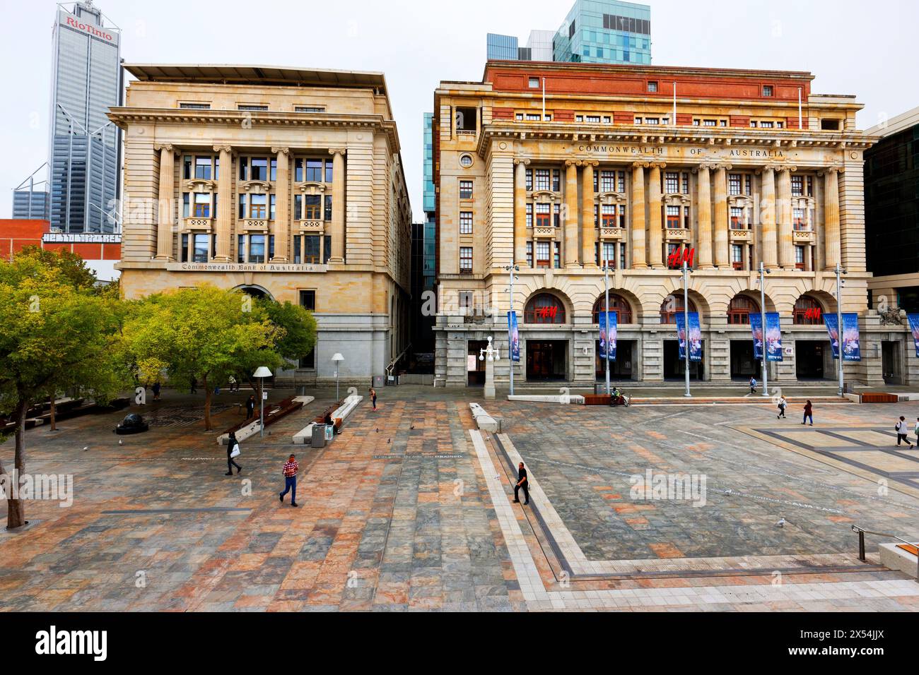 Commonweath Bank Building and Post Office, Forrest Place, Perth ...