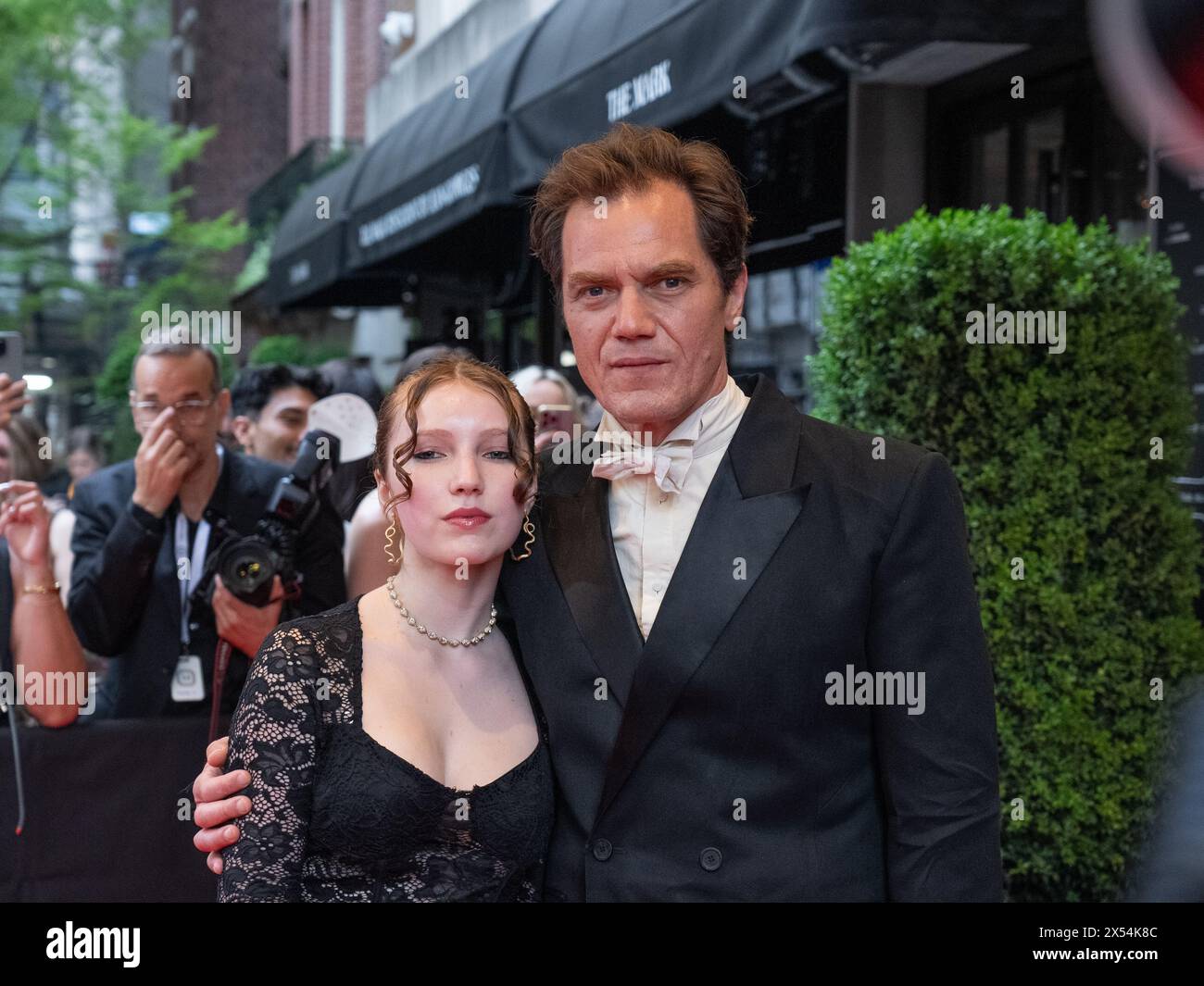 Sylvia Shannon and Michael Shannon departs The Mark Hotel for the 2024 ...