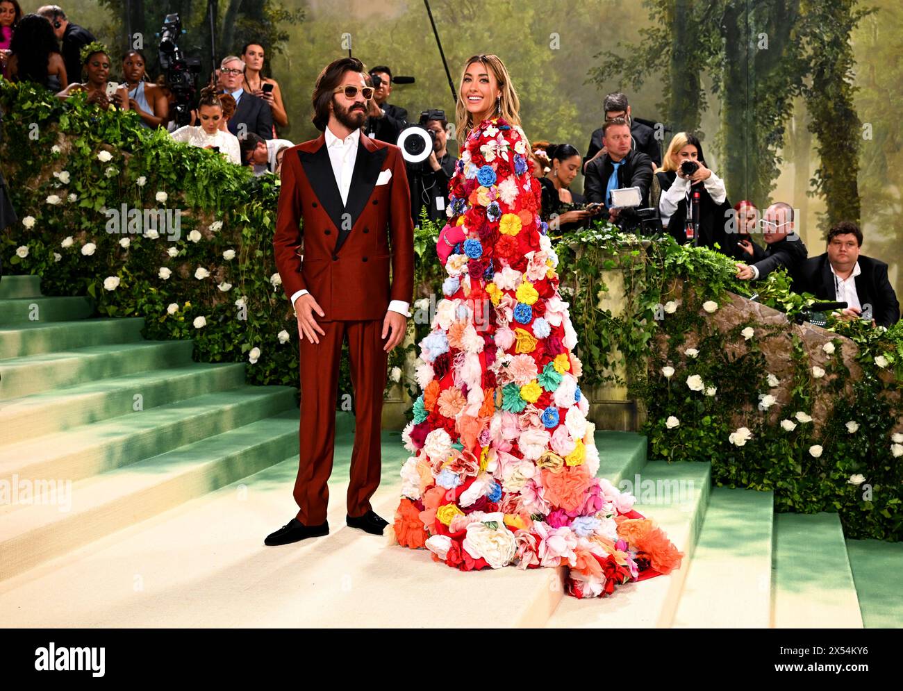 Leonardo Maria Del Vecchio and Jessica Serfaty attending the ...