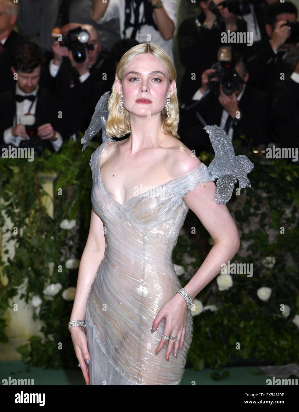 May 6, 2024, New York, New York, USA: Elle Fanning attends the 2024 Met ...