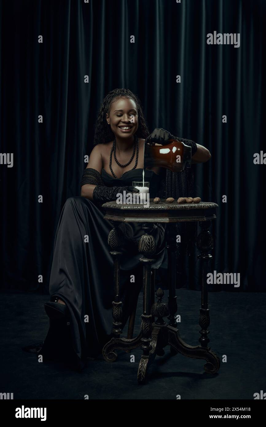 Young noble seated hi-res stock photography and images - Alamy