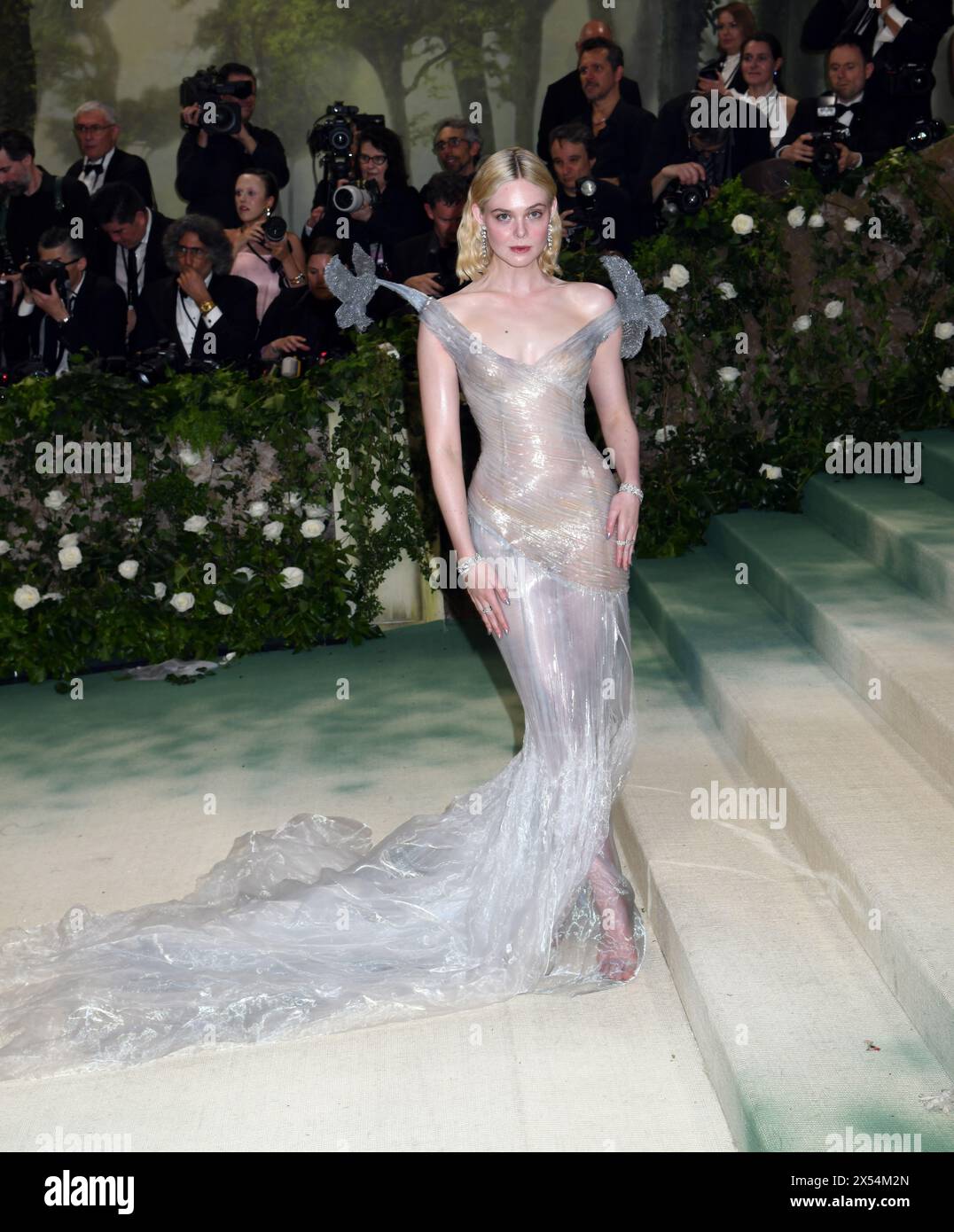 May 6, 2024, New York, New York, USA: Elle Fanning attends the 2024 Met ...