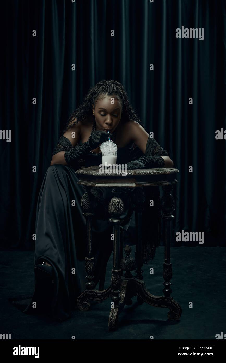 Young noble seated hi-res stock photography and images - Alamy