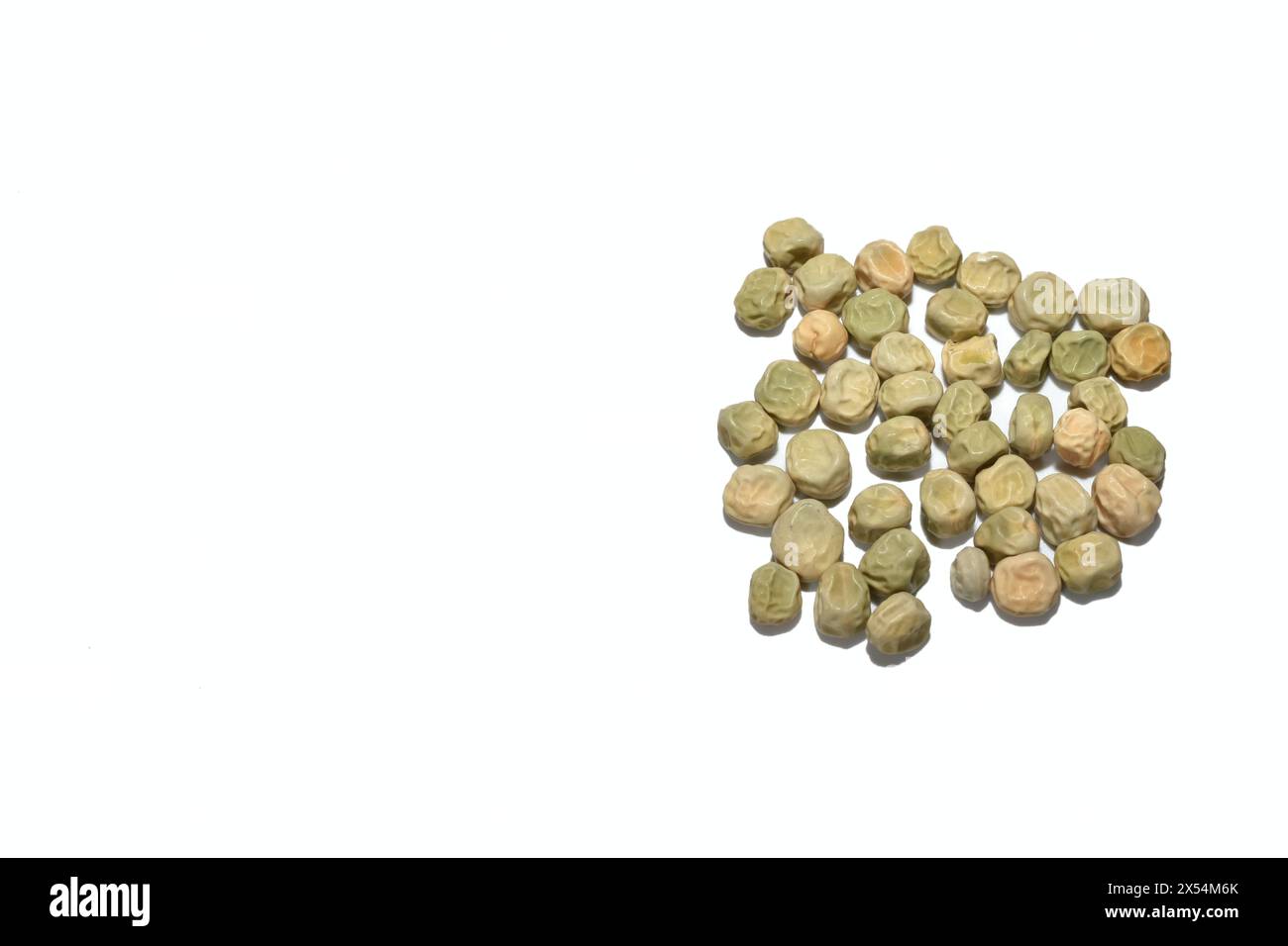 Dry pea grains are suitable for planting in the soil in the garden ...