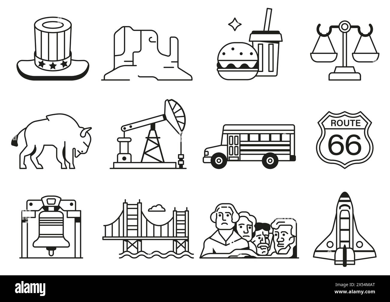 Us capitol line art Stock Vector Images - Alamy