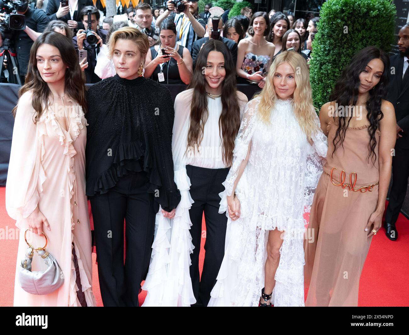 Emma Mackey, Greta Gerwig, Chemena Kamali, Sienna Miller and Zoe ...