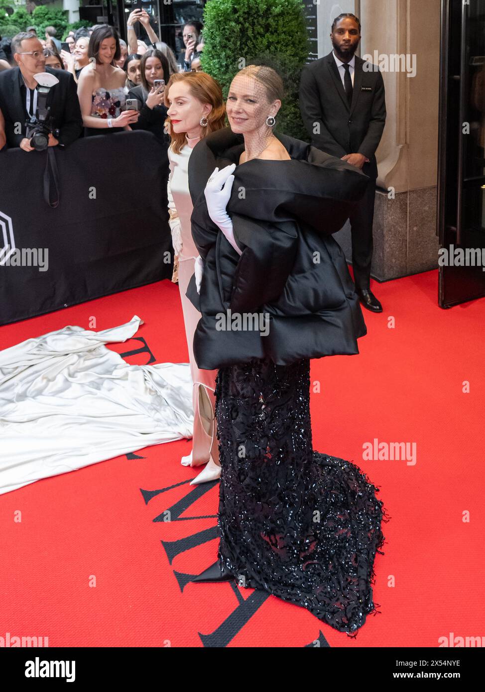 Isabelle Huppert and Naomi Watts departs The Mark Hotel for the 2024 ...