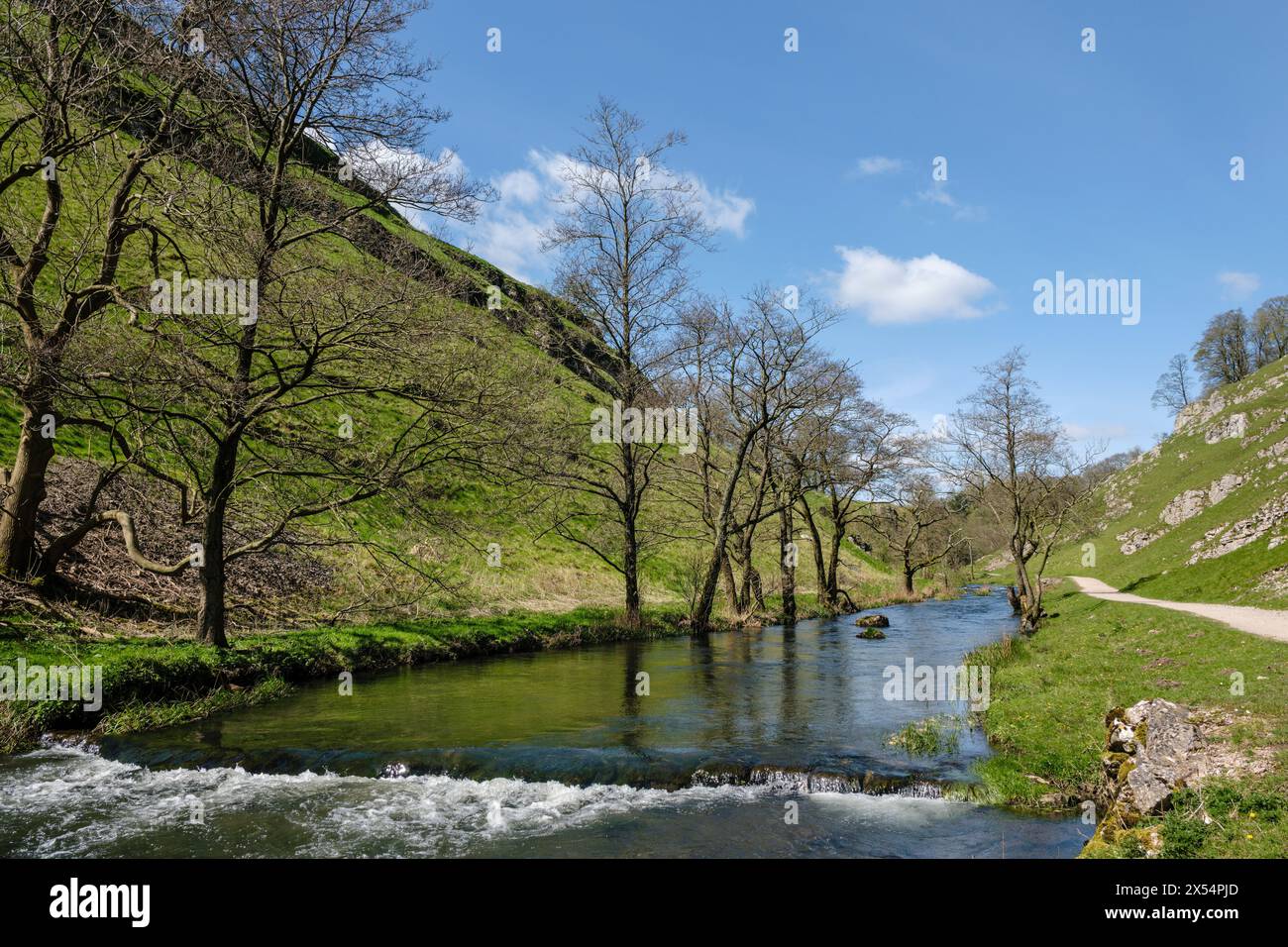 Wolfscote Dale, Peak District National Park, Derbyshire Stock Photo - Alamy