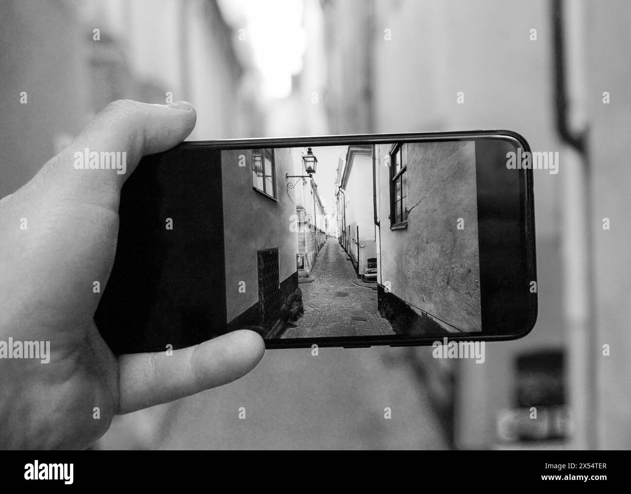 The black alley screen hi-res stock photography and images - Alamy