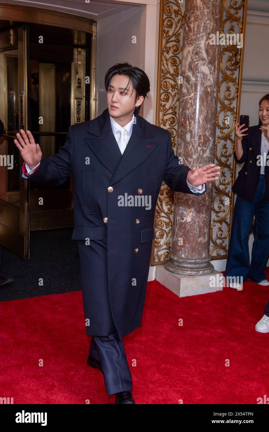 New York, United States. 06th May, 2024. Changbin of Stray Kids departs ...