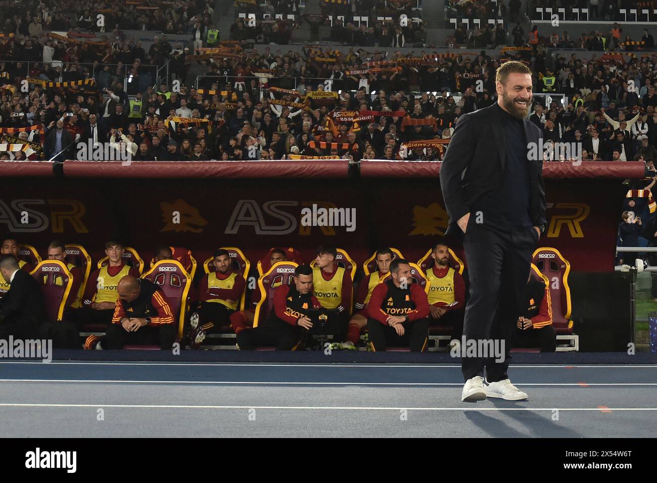 Daniele De Rossi coach of AS Roma during the Serie A football match ...