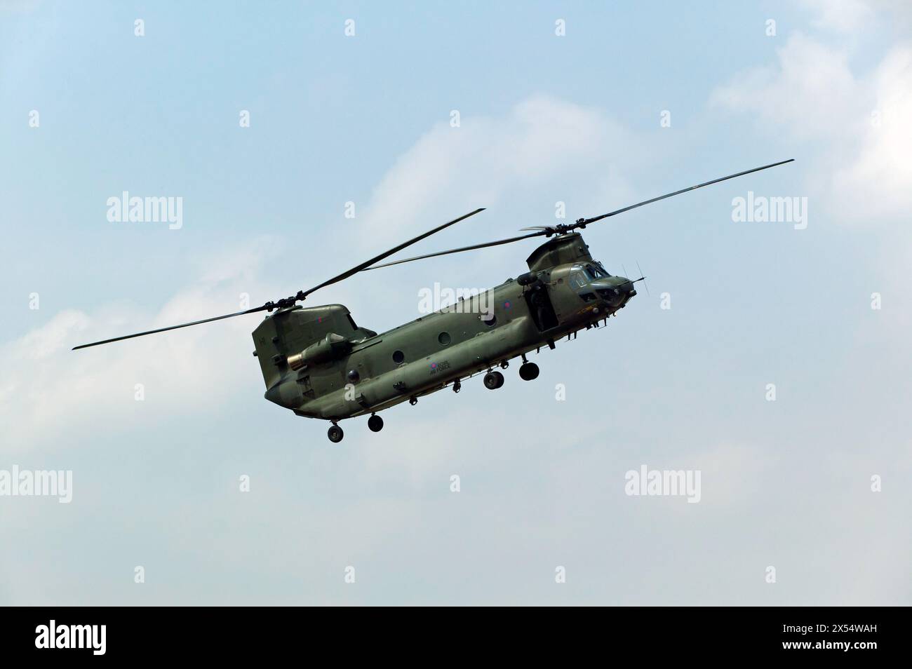 RAF Chinook HC.2 ZH894 taking part in a tactical display at the Biggin ...