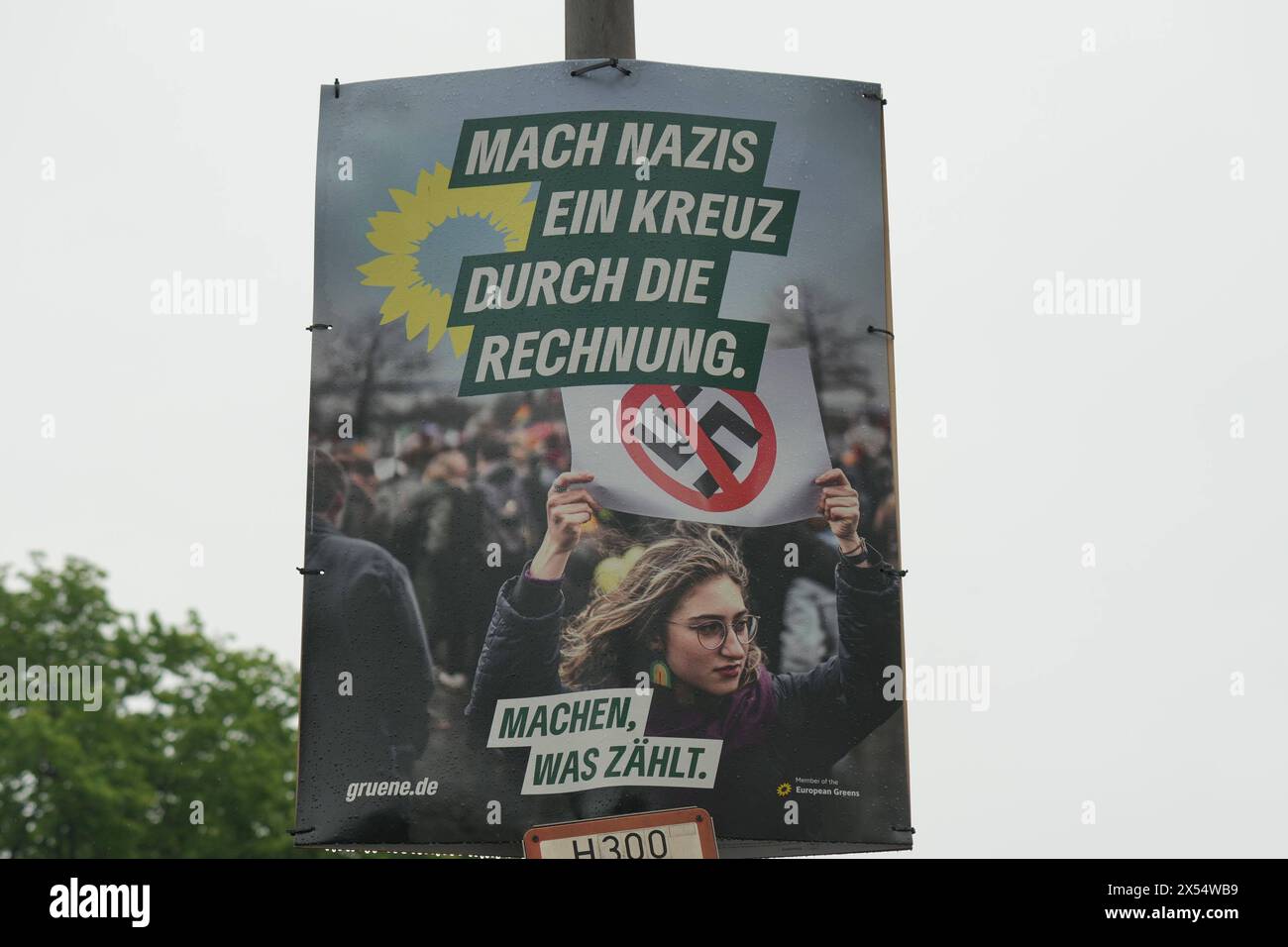 Politik, Europawahl, 2024 EU Elections, Wahlpakat, Wahlspruch ...