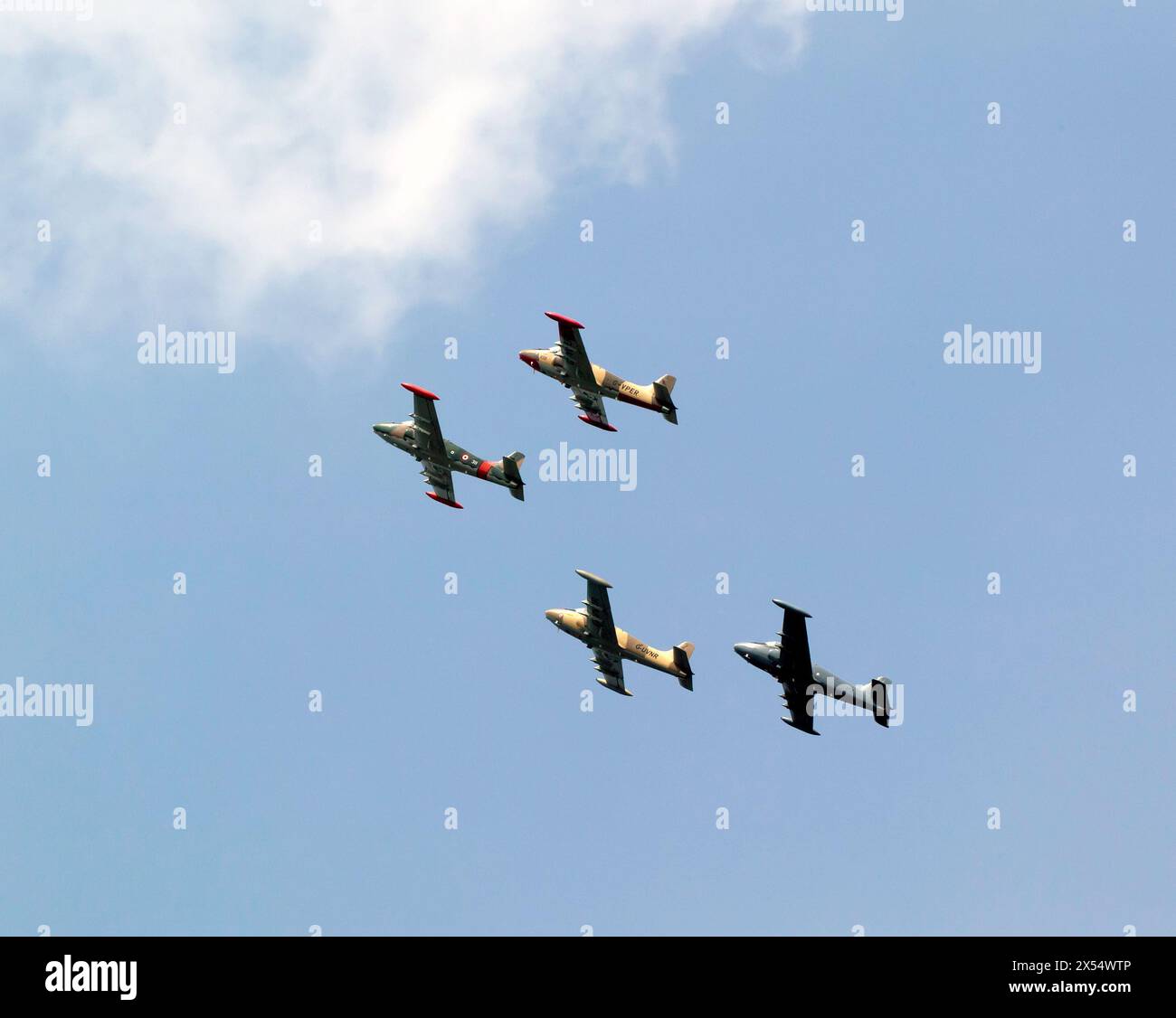 Team Viper, the Worlds Only Strikemaster Display Team, performing ...