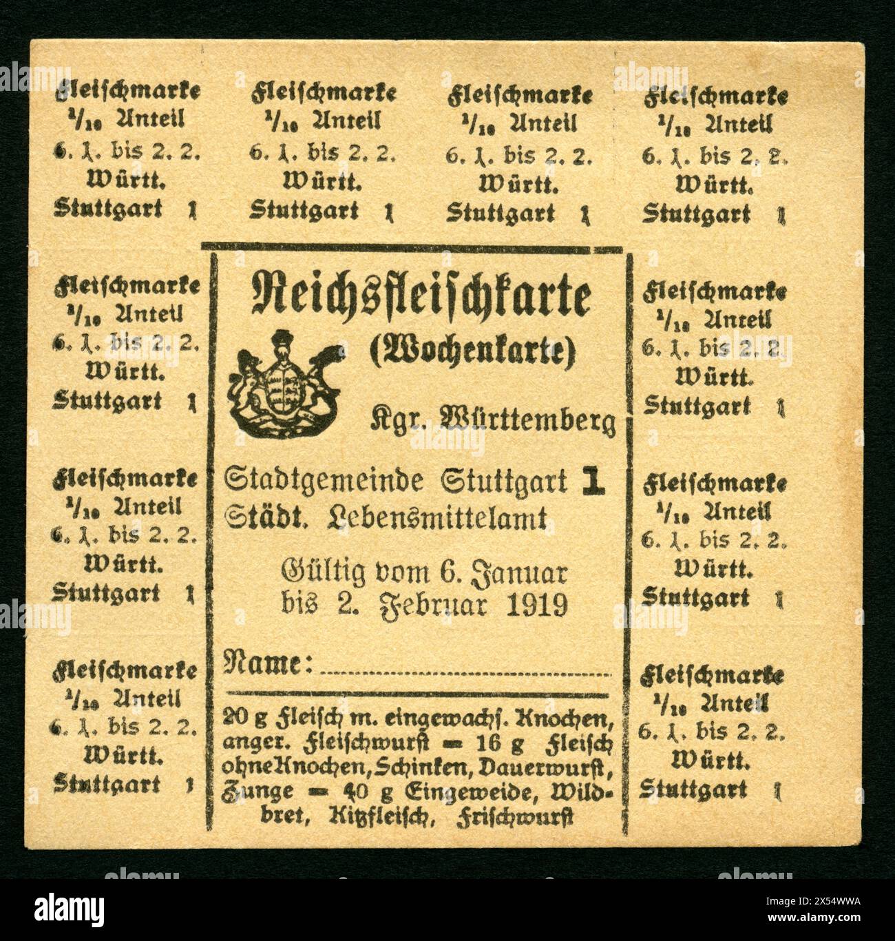 Germany 1918 food hi-res stock photography and images - Alamy