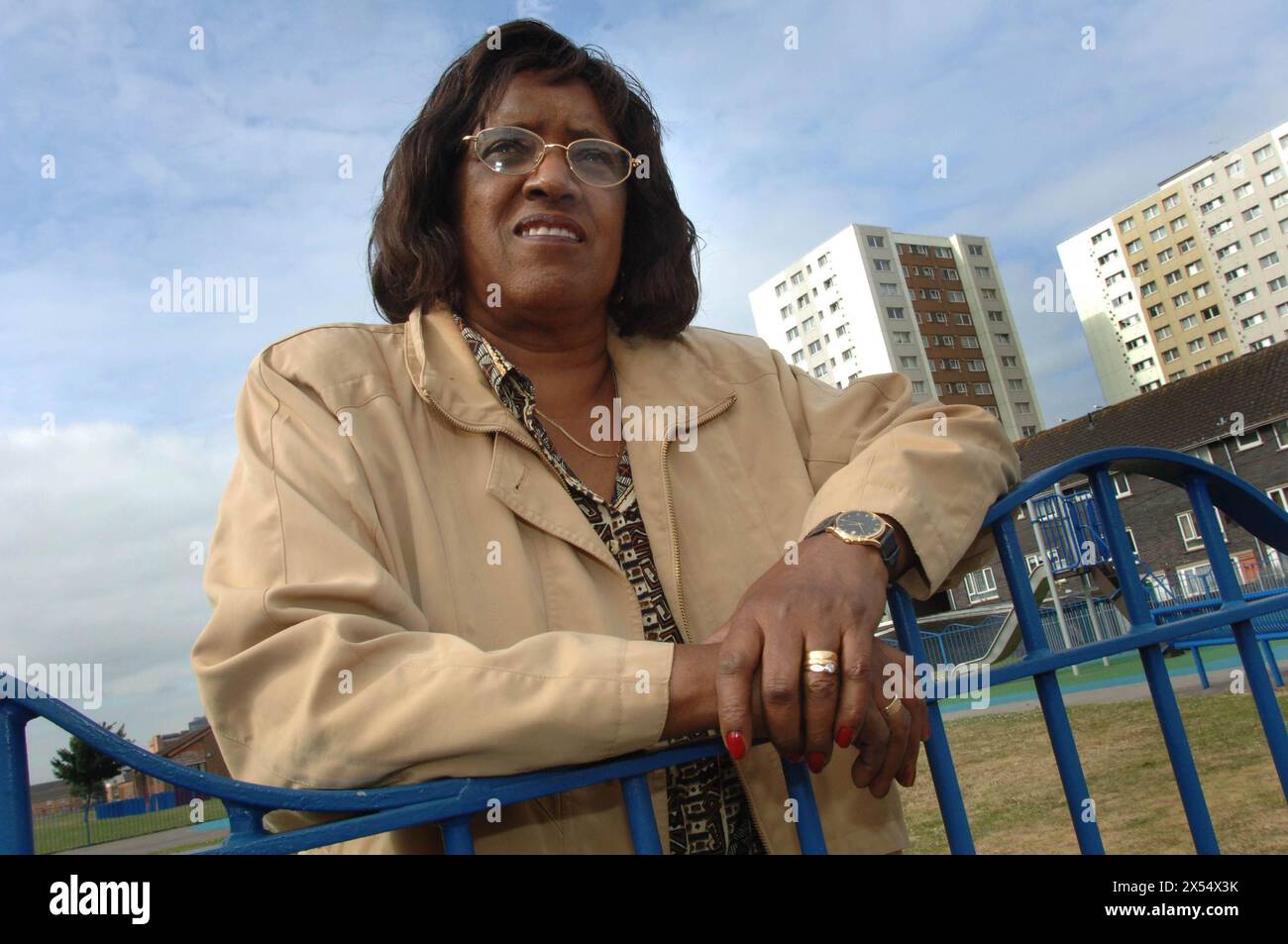 Betty Campbell, community activist and Wales' first black head teacher pictured in her beloved ...