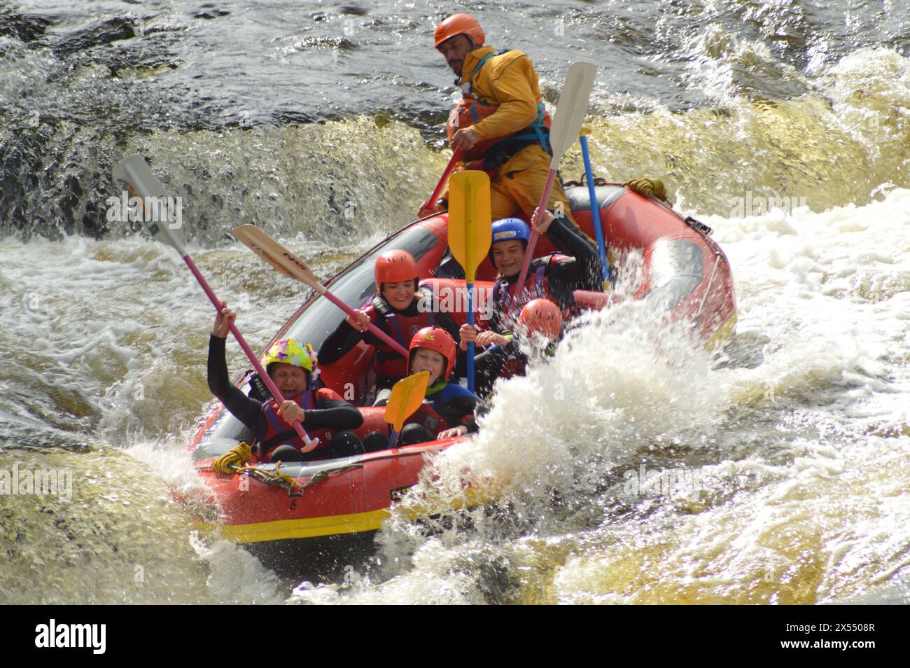 White water kayaking wales hi-res stock photography and images - Alamy