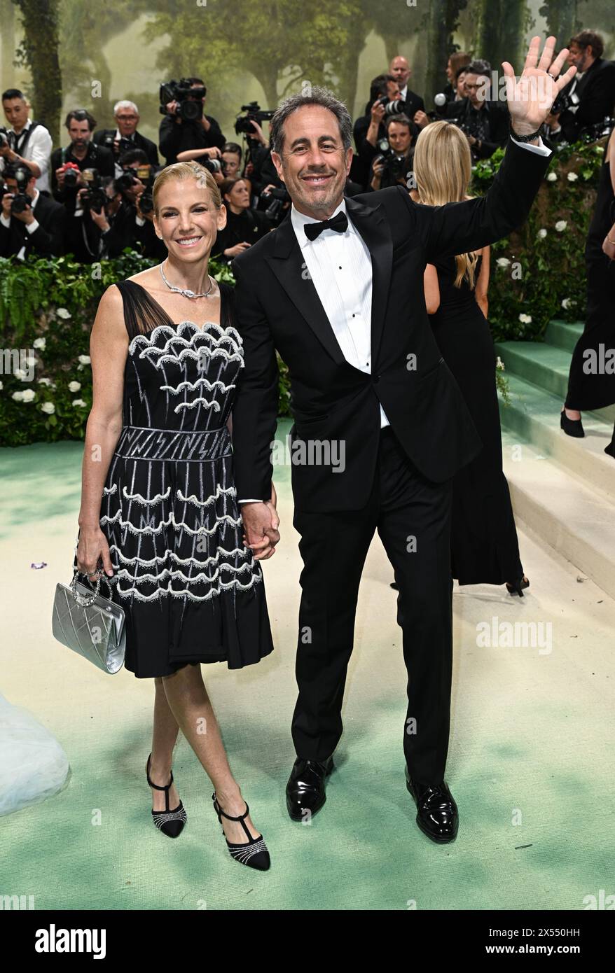 New York, USA. May 6th, 2024. Jessica Seinfeld and Jerry Seinfeld ...