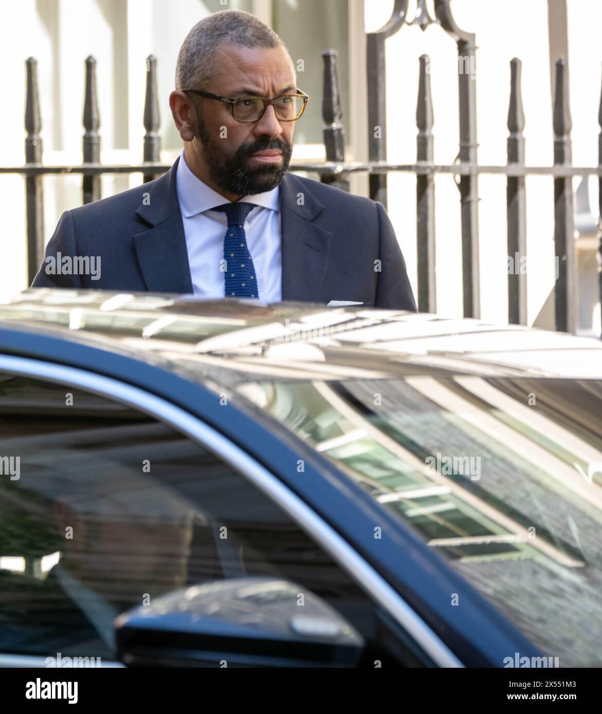 London, UK. 07th May, 2024. James Cleverly, Home Secretary, leaves a ...