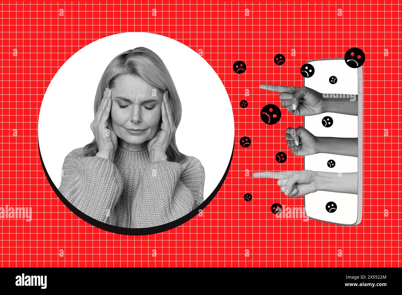 Cyberbullying banner hi-res stock photography and images - Alamy