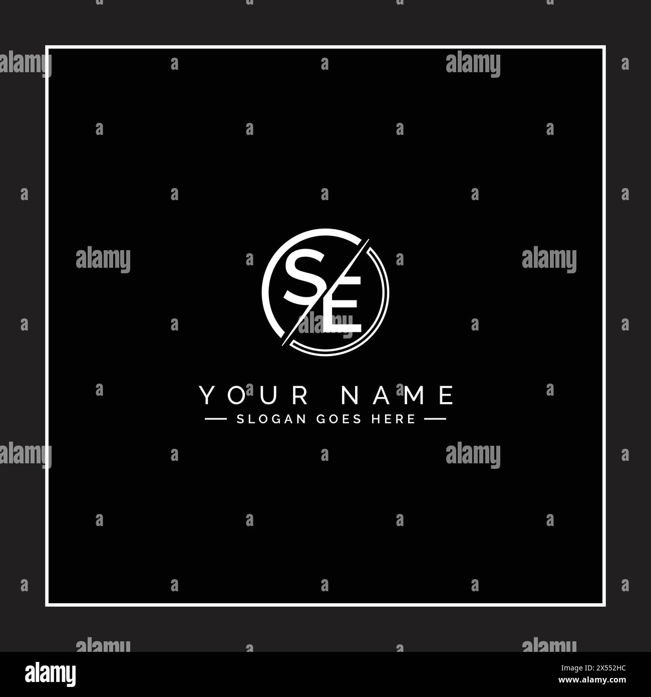 Letter se logo hi-res stock photography and images - Alamy