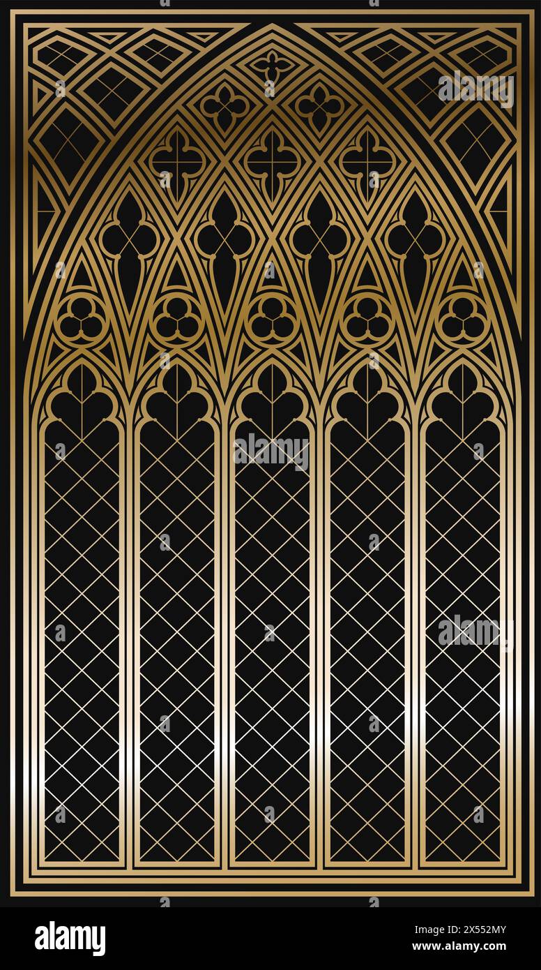 Portal gothic church Stock Vector Images - Alamy