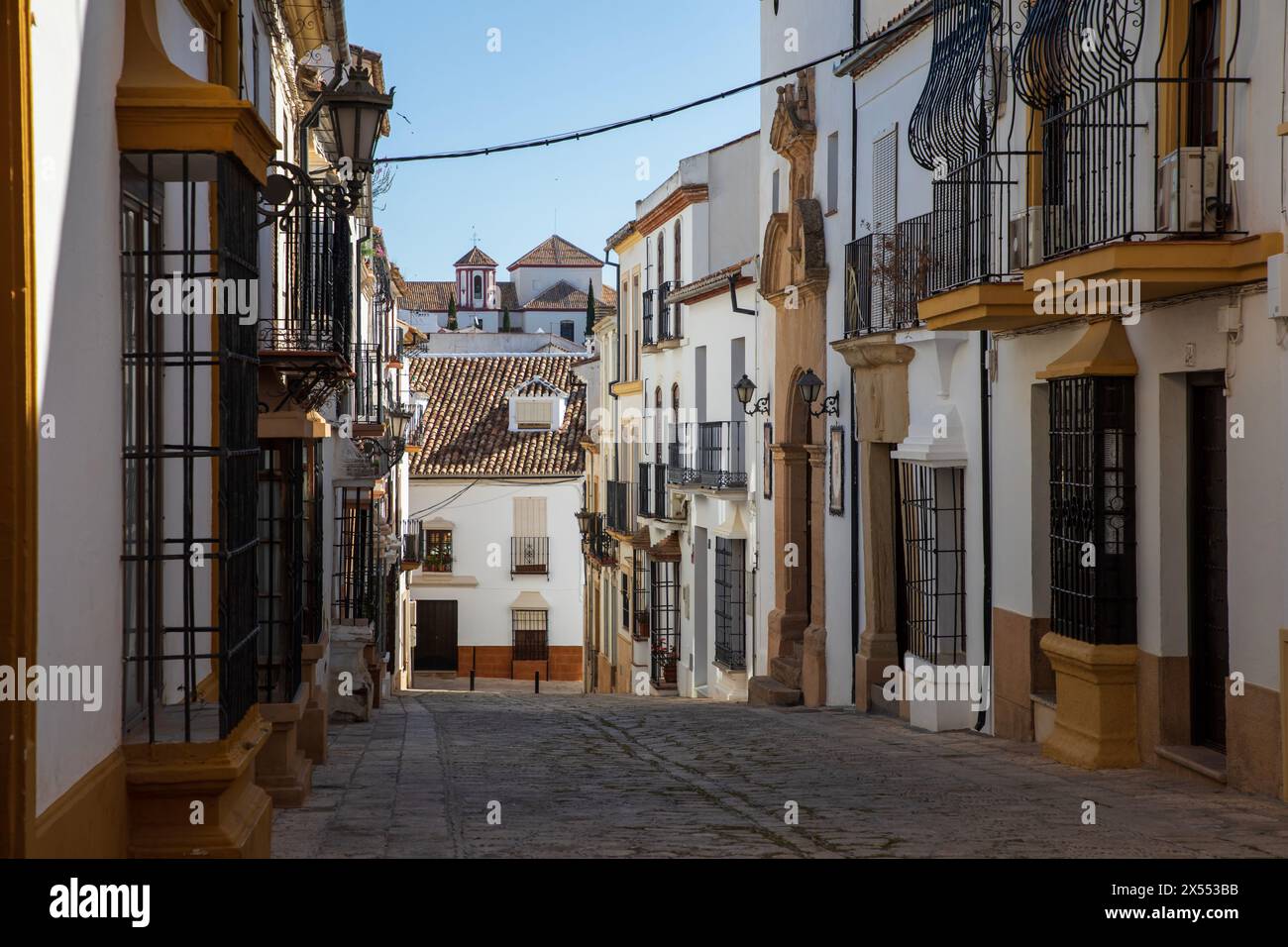 Ronda, Spain - 29th April, 2024: Traditional old Spanish architecture ...