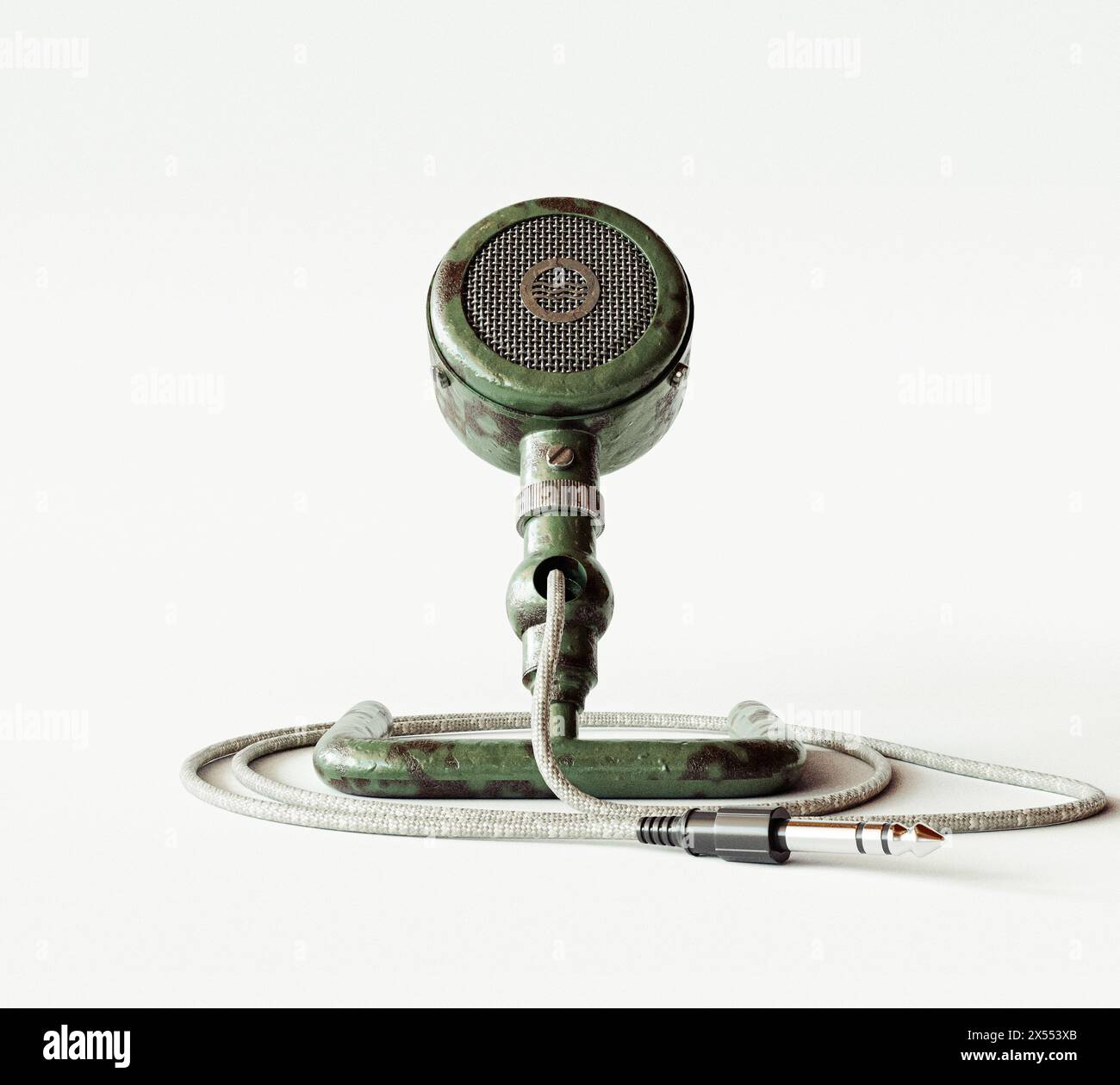 Vintage antique desk microphone hi-res stock photography and images - Alamy