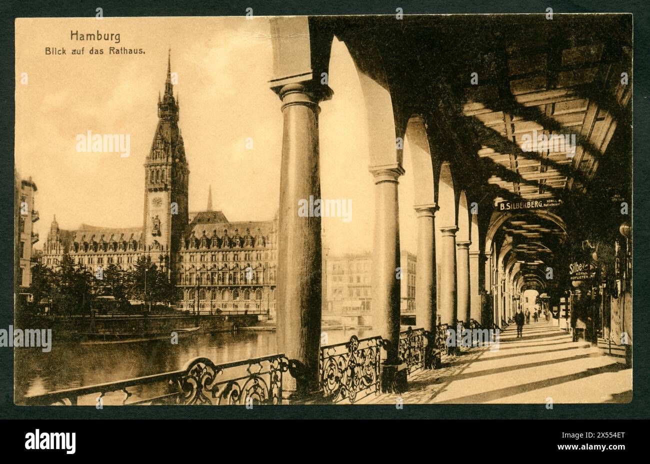 Germany, Hamburg, view to the city hall, from the so called ...