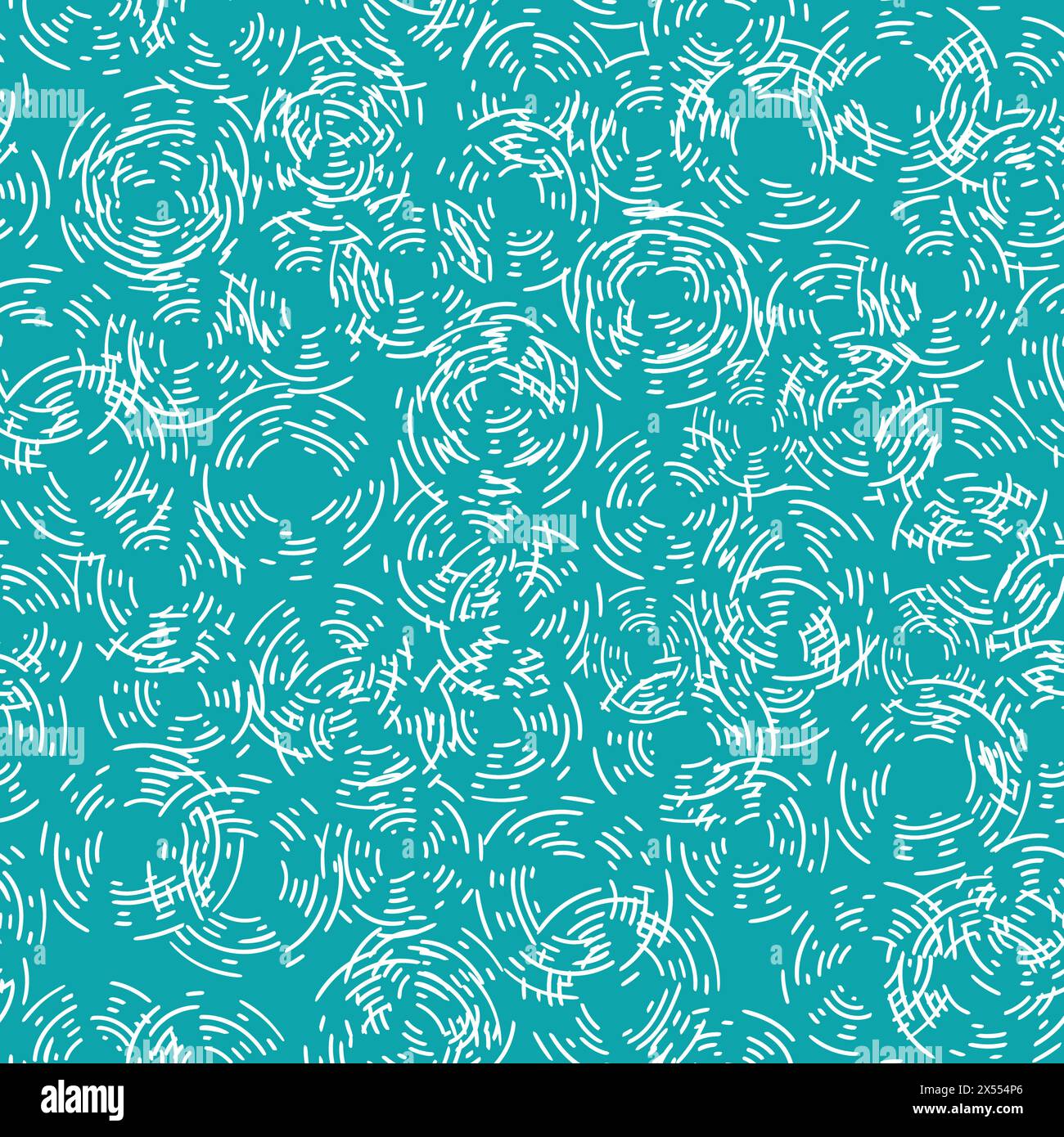 Abstract water circles seamless vector pattern background. Blue white ... Abstract water circles seamless vector pattern background. Blue white ...