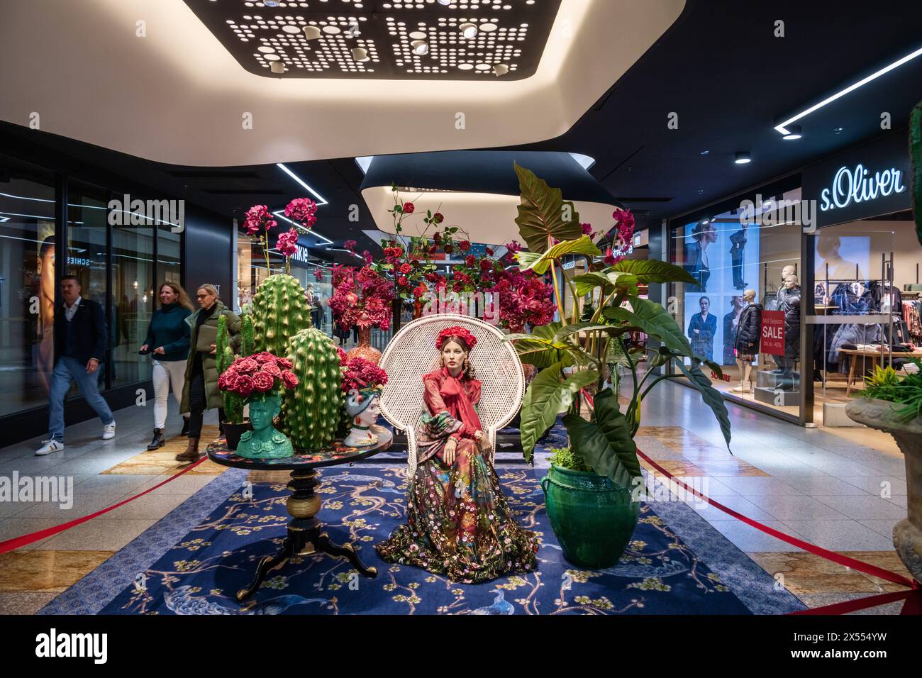 Display in LAGO Shopping Center, Konstanz, Germany Stock Photo - Alamy