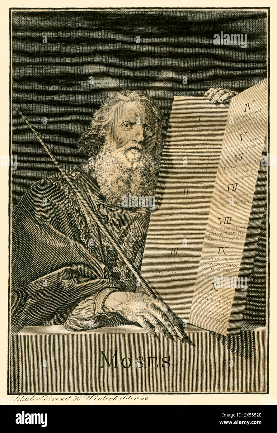 religion, Christianity, Egypt, Sinai, graphic: "Moses with the Ten ...