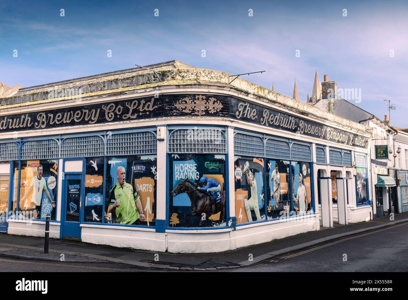 The old historic building that was once home to the Redruth Brewery Co ...